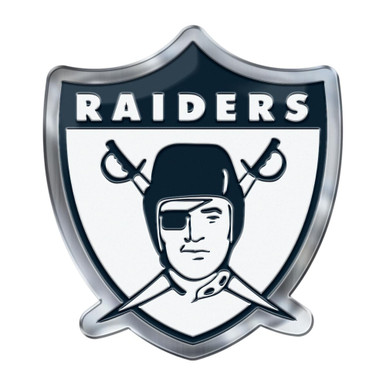 Las Vegas Raiders Heavy Duty Aluminum Embossed Color Emblem - Alternate ...