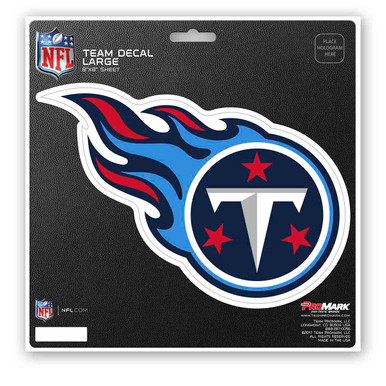 Tennessee Titans Large Decal Sticker Flaming T Primary Logo | Sports ...