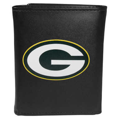 Green Bay Packers Tri-fold Wallet Large Logo | Sports Fans Merchandise