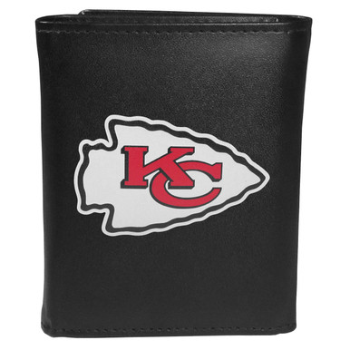 Kansas City Chiefs Tri-fold Wallet Large Logo | Sports Fans Merchandise