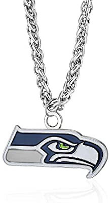 Seattle Seahawks Large Primary Logo Chain | Sports Fans Merchandise