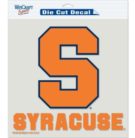 Syracuse Orange Decal 8x8 Die Cut Color | Sports Fans Merchandise