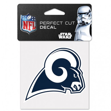 Los Angeles Rams Decal 4x4 Perfect Cut Color | Sports Fans Merchandise