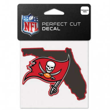 Tampa Bay Buccaneers Decal 4x4 Perfect Cut Color State Shape | Sports ...