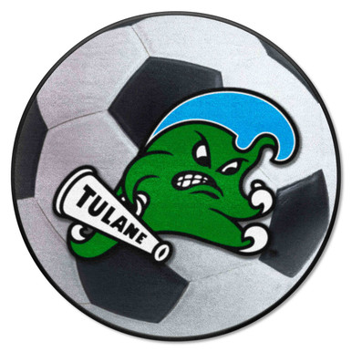 Tulane Green Wave Soccer Ball Rug - 27in. Diameter | Sports Fans ...