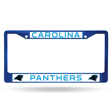 Carolina Panthers Colored License Plate Frame | Sports Fans Merchandise
