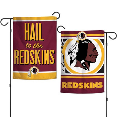 Washington Redskins Flag 12x18 Garden Style 2 Sided Slogan Design ...