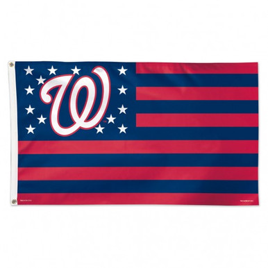 Washington Nationals Flag 3x5 Deluxe Style Stars and Stripes Design ...