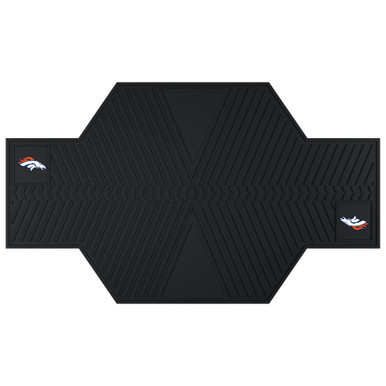 Denver Broncos Motorcycle Mat Bronco Head Primary Logo Black | Sports ...