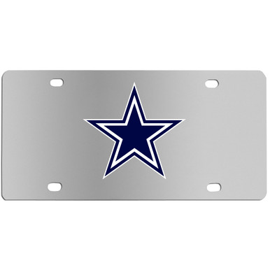 Dallas Cowboys Steel License Plate Wall Plaque | Sports Fans Merchandise