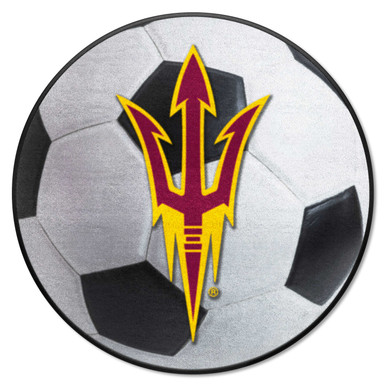 Arizona State Sun Devils Soccer Ball Rug - 27in. Diameter | Sports Fans ...