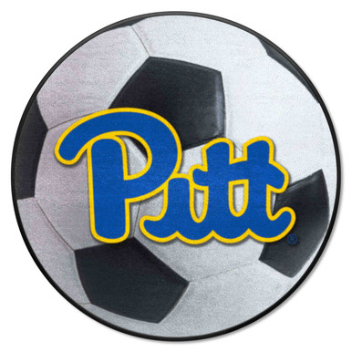 Pitt Panthers Soccer Ball Rug - 27in. Diameter | Sports Fans Merchandise