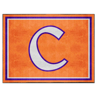 Clemson Tigers 8ft. x 10 ft. Plush Area Rug | Sports Fans Merchandise