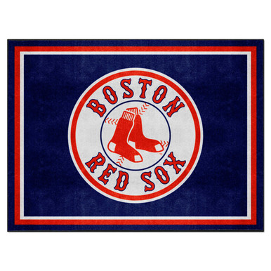 Boston Red Sox 8ft. x 10 ft. Plush Area Rug | Sports Fans Merchandise