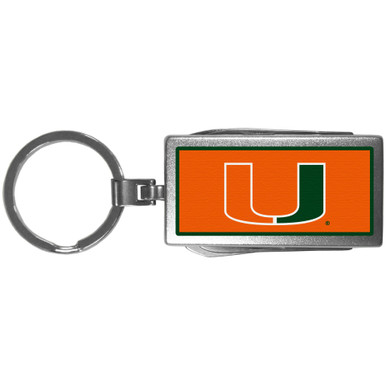 Miami Hurricanes Multi-tool Key Chain, Logo | Sports Fans Merchandise