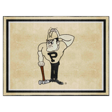 Purdue Boilermakers 8ft. x 10 ft. Plush Area Rug | Sports Fans Merchandise