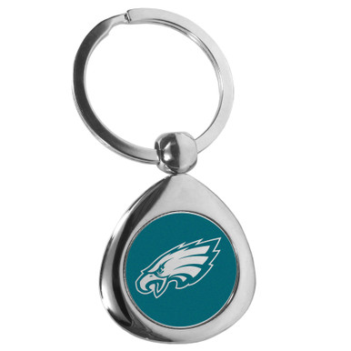 Philadelphia Eagles Round Teardrop Key Chain | Sports Fans Merchandise