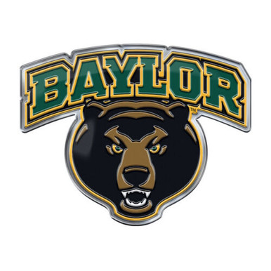 Baylor Bears Heavy Duty Aluminum Embossed Color Emblem | Sports Fans ...