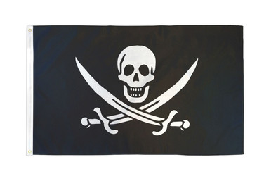 Jack Rackham Pirate Flag 3x5ft Poly | Sports Fans Merchandise