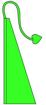 Spring Green Solid Color Wind Dancer Flag | Sports Fans Merchandise