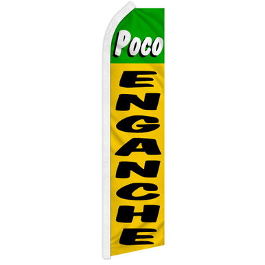 Poco Enganche (Green & Yellow) Super Flag | Sports Fans Merchandise