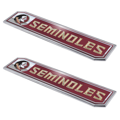Florida State Seminoles 2 Piece Heavy Duty Aluminum Embossed Truck ...