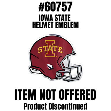 Iowa State University - Iowa State Cyclones Embossed State Emblem "I ...