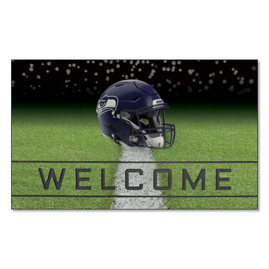 Seattle Seahawks Crumb Rubber Door Mat Seahawk Primary Logo Blue ...