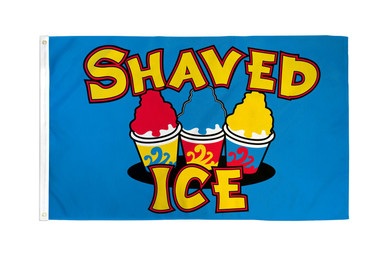 Shaved Ice Flag 3x5ft Poly | Sports Fans Merchandise