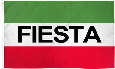Fiesta Flag 3x5ft Poly | Sports Fans Merchandise