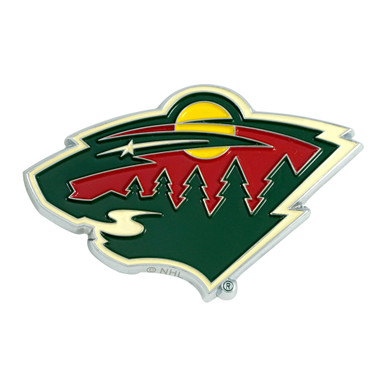NHL - Minnesota Wild Color Emblem 3"x3.2" | Sports Fans Merchandise