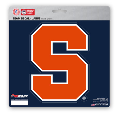 Syracuse Orange Large Decal Sticker | Sports Fans Merchandise