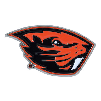 Oregon State Beavers 3D Color Metal Emblem | Sports Fans Merchandise