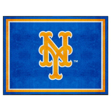 New York Mets 8ft. x 10 ft. Plush Area Rug | Sports Fans Merchandise