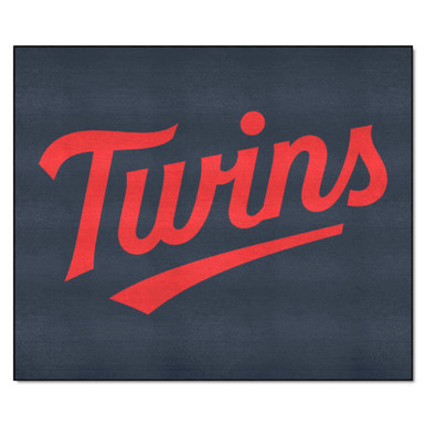 Minnesota Twins Tailgater Rug - 5ft. x 6ft. "Twins" Jersey Lettering ...