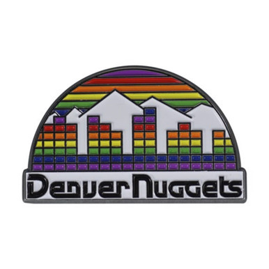 Denver Nuggets 3D Color Metal Emblem Nuggets Retro Logo | Sports Fans ...