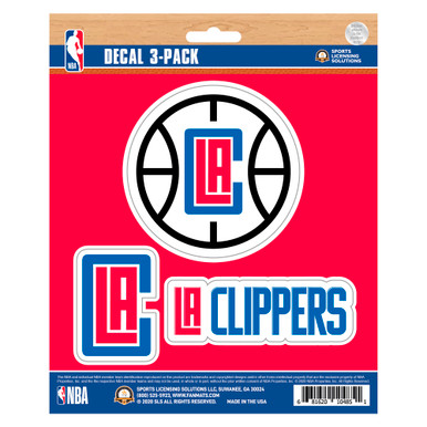 Los Angeles Clippers 3 Piece Decal Sticker Set3 Various Logos ...