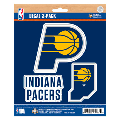 Indiana Pacers 3 Piece Decal Sticker Set3 Various Logos / Wordmark ...