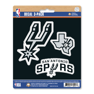 San Antonio Spurs 3 Piece Decal Sticker Set3 Various Logos / Wordmark ...