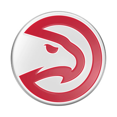 Atlanta Hawks Heavy Duty Aluminum Embossed Color Emblem Circle Hawk ...