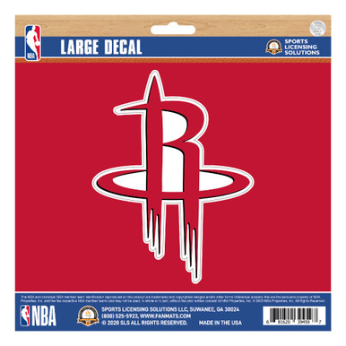 Houston Rockets Large Decal Sticker R Primary Logo | Sports Fans ...