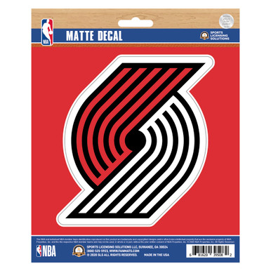Portland Trail Blazers Matte Decal Sticker Trailblazer Primary Logo ...