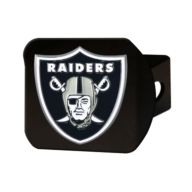 Las Vegas Raiders Black Metal Hitch Cover - 3D Color Emblem Raider ...