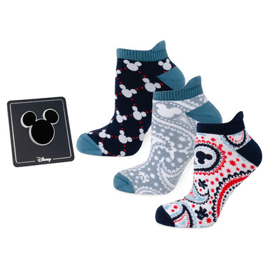 Mickey Mouse Silhouette Ankle Gift Set | Sports Fans Merchandise
