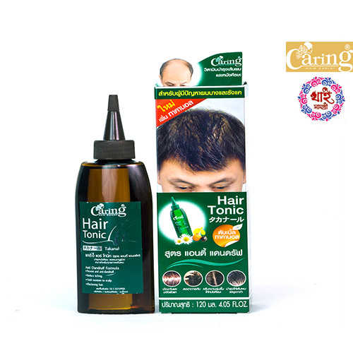 CARING Hair Tonic With Takanol ( Hair fall defense formula ) 120ml ...