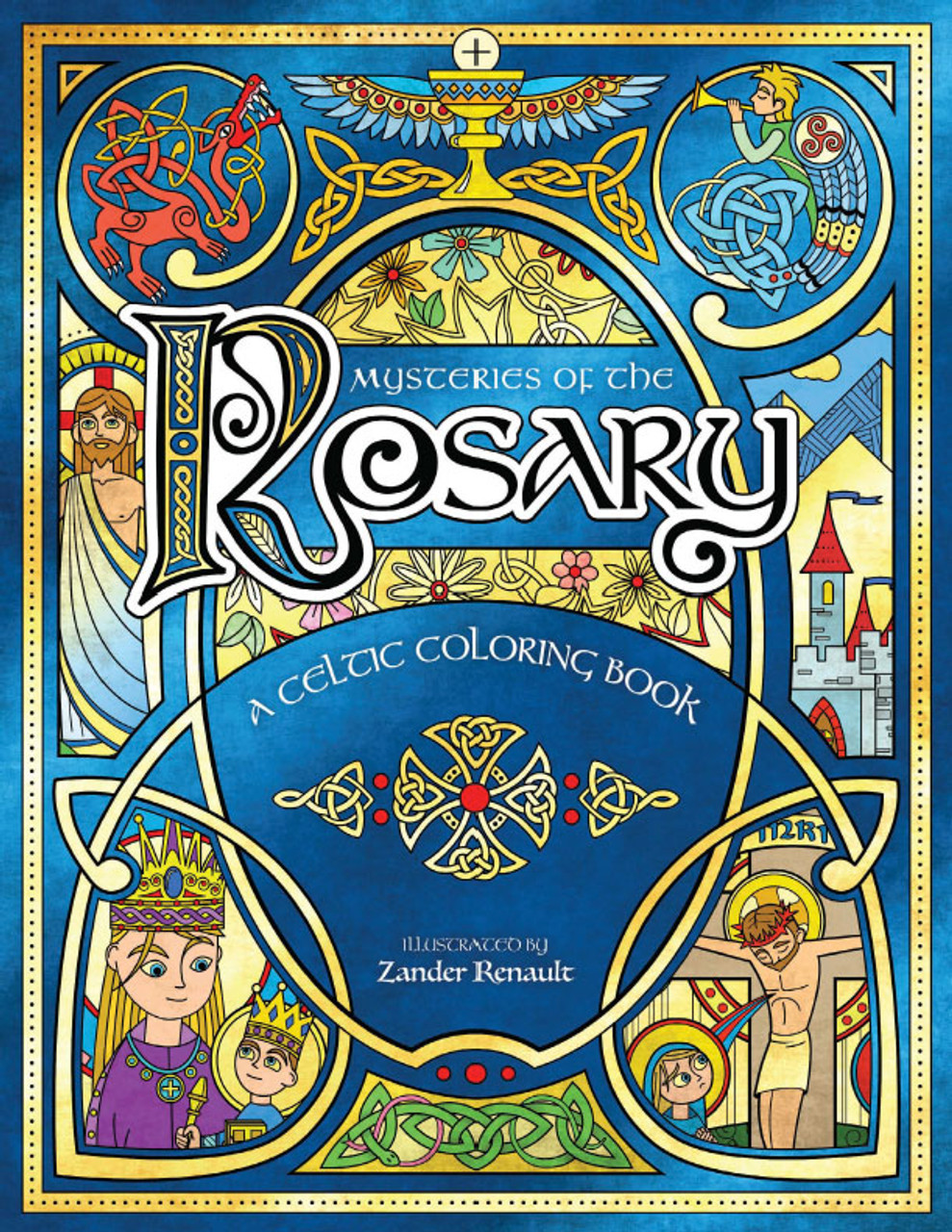 rosary mysteries coloring pages