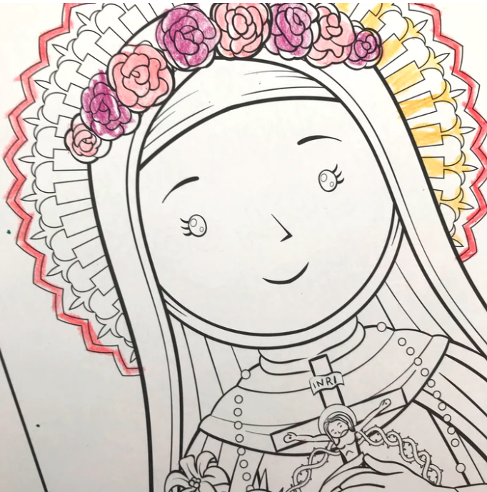 mary coloring book
