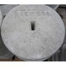PRECAST #F08 LID/WATER ROUND CONCRETE LID 8-3/8" - Standard Plumbing ...
