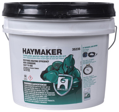 HAYMAKER SYSTEM DESCALER KIT for TANKLESS HEATERS - Standard Plumbing ...