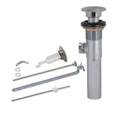 7800 10282 STAINLESS STEEL PUSH & LOCK POP UP W/OVERFLOW HOLES ...